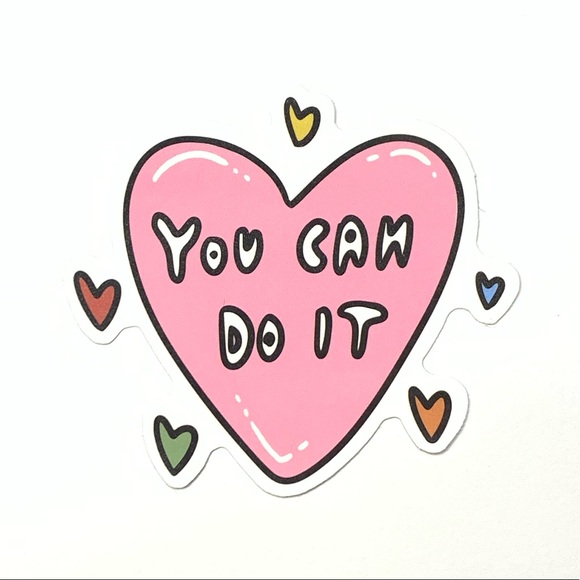 Accessories | You Can Do It Vinyl Sticker | Poshmark